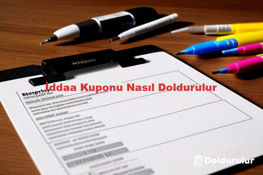 İddaa Kuponu Nasıl Doldurulur - Doldurulur