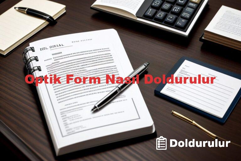 Optik Form Nasıl Doldurulur - Doldurulur