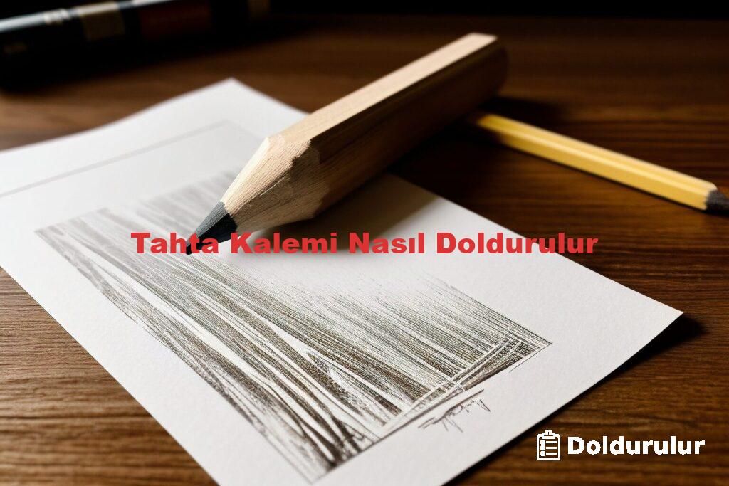 Tahta Kalemi Nasıl Doldurulur - Doldurulur