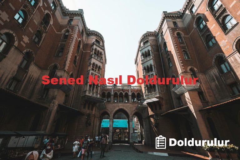 Sened Nasıl Doldurulur - Doldurulur